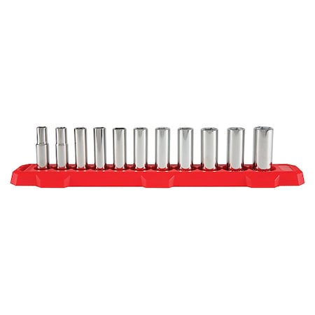 Craftsman Socket Set, 3/8" Drive, Metric, 11 pcs. CMMT12045 | Zoro