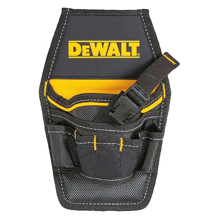 Dewalt Pouch, Tool Holster, Black/Yellow, Polyester, 7 Pockets ...