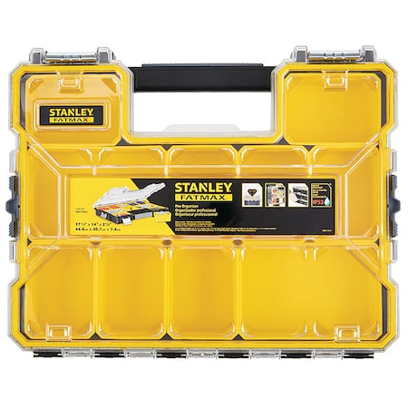 Stanley Compartment Box with 1 compartments, Plastic, 16-31/32" H x 17 ...