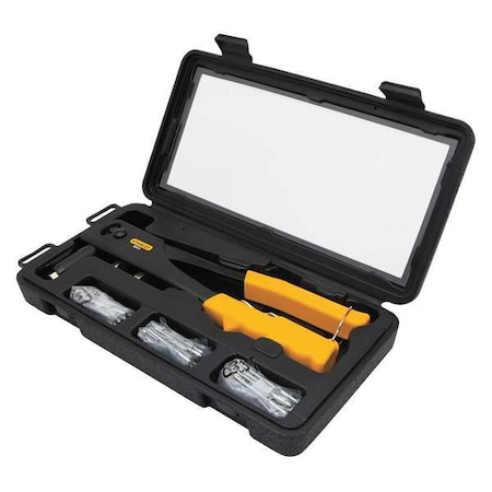 Stanley Rivet Gun Toolkit, Manual, Steel STHT72179 | Zoro