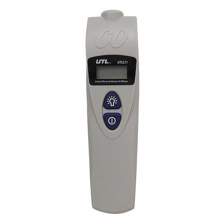 Uei Test Instruments Carbon Monoxide Detector, 0 to 999 ppm UTLC11 | Zoro
