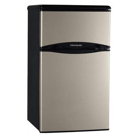 Frigidaire Compact Refrigerator, 3.1 cu ft, Silver Mist FFPS3133UM | Zoro