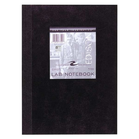 Roaring Spring Lab Notebook, 11"x8.5", 60 Sht, Black cover, 5x5 graph ...