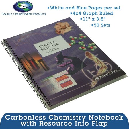 Roaring Spring Lab Notebook, 8-1/2 in. x 11 in., Assorted 77650 | Zoro