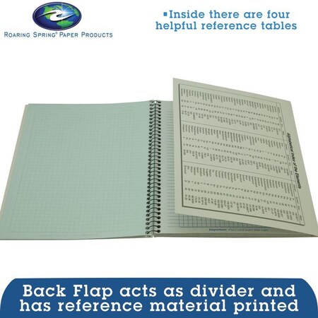 Roaring Spring Lab Notebook, 8-1/2 in. x 11 in., Assorted 77650 | Zoro