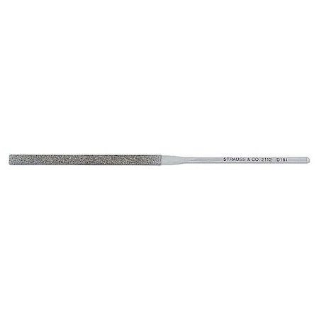 Strauss Needle File, Swiss, Equalling, 5-1/2 In. L NF2112D91 | Zoro