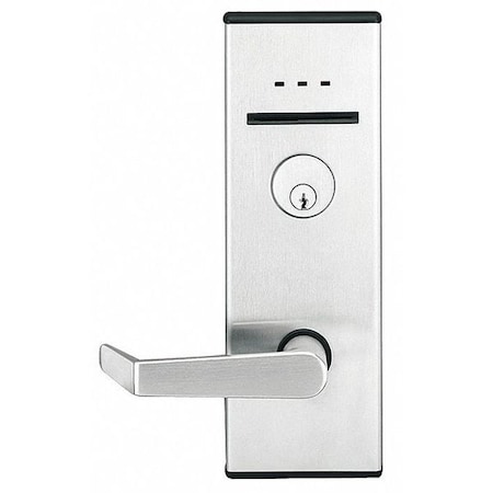 Saflok Mt Electronic Lock, Utility, Satin Chrome, LHR MT1 ...