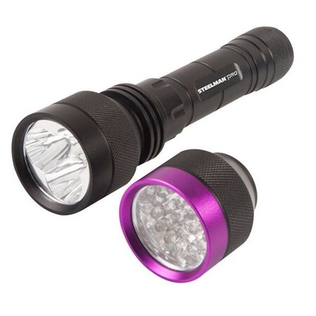 Steelman Black Rechargeable Led Industrial Handheld Flashlight, 700 lm ...