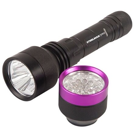 Steelman Black Rechargeable Led Industrial Handheld Flashlight, 700 lm ...
