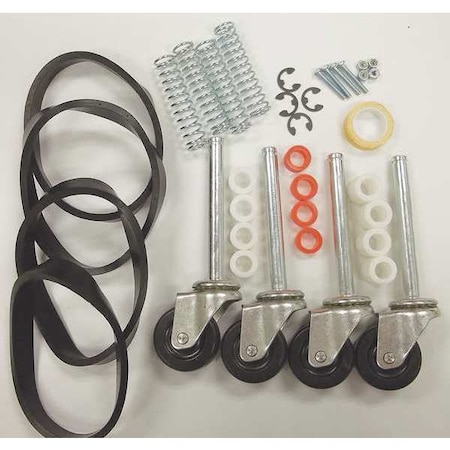 Cotterman Ladder Replacement Caster Kit, 38-51 lb. SU9095 | Zoro