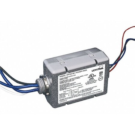 Leviton Power Pack, For Occupancy Sensor, Gray OPP20-0D1 | Zoro