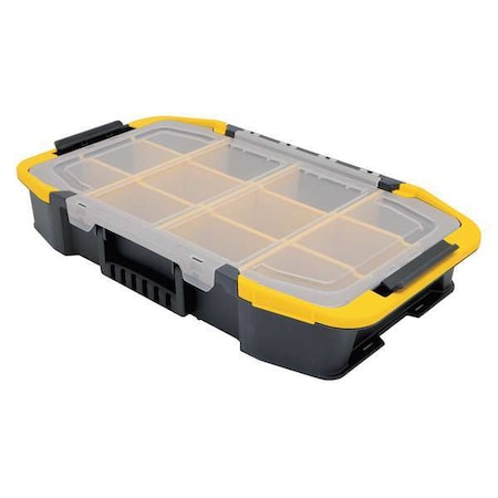 Stanley Tool Case with 12 compartments, Plastic, 11 in H x 3 in W ...