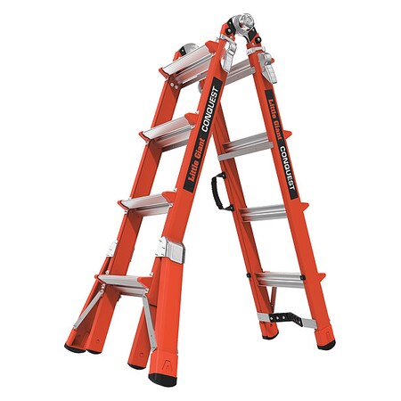 Little Giant Ladders Multipurpose Ladder, 90 Degrees , Extension ...