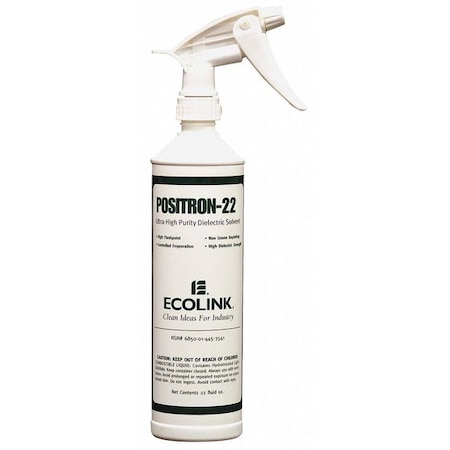 Ecolink Degreaser, 22 oz. Spray Bottle, Clear, 12 PK POSITRON-22 | Zoro