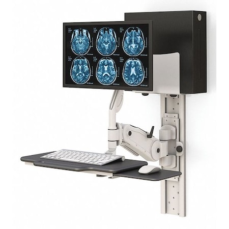 Afc Industries Mounted Sit Stand Computer Workstation 772377G | Zoro