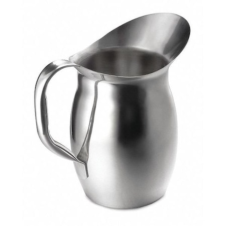 Tablecraft Water Pitcher, Stainless Steel, 3 qt. 203 | Zoro