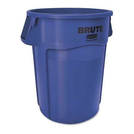 Rubbermaid Commercial 44 gal. Round Container, 44 gal. Brute, Be, Blue ...