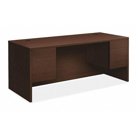 Hon Desk, 36"x72", Rh Ped, Black/Wl 10593MOMO | Zoro