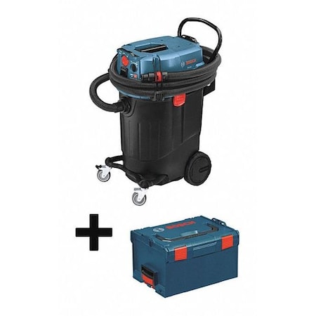 Bosch Dust Extractor, Wet/Dry Vacuum, 14 1/2 gal, HEPA, 150 cfm ...