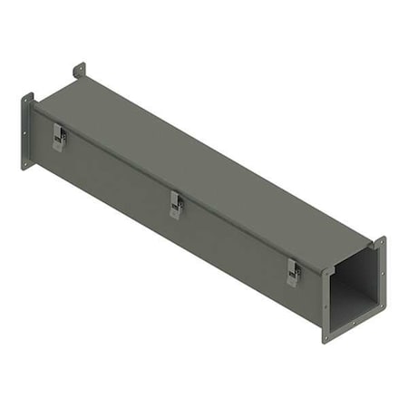 Nvent Hoffman Lay-In Wireway, 3 ft., 6inWx6inH, Steel F66L36 | Zoro