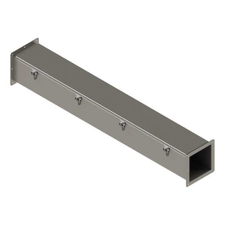 Nvent Hoffman Straight Section Wireway, 12, 4, 4X Rating, Stainless ...