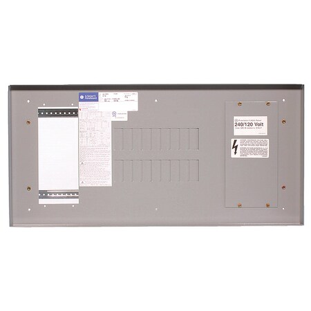Ge Panelboard Interior, 18 Spaces, 100 to 225 Amps, 240V AC, Plug In ...