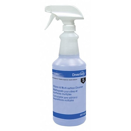 Diversey Trigger Spray Bottle, Glass and MPP, PK12 48181 | Zoro