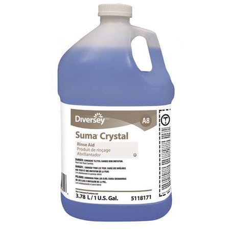 Diversey Dishwashing Detergent, 1 gal., Blue, PK4 5118171 | Zoro