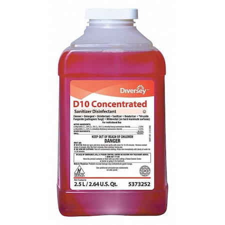 Diversey Food Service Disinfecting Sanitizer Concentrate, 84.5 oz ...