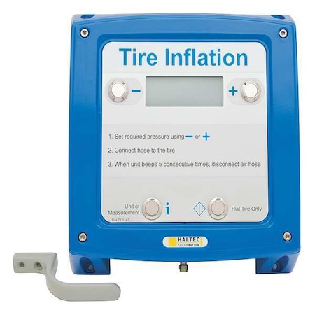 Haltec Tire Inflator, 1/4-18 NPT, Blue 89XDA | Zoro