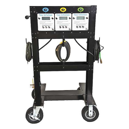 Haltec Tire Inflator, Black, 3 Tires 89MTIS-3 | Zoro