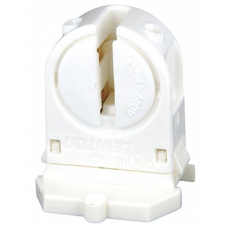 Leviton Lamp Holder, Low Profile, w/Panel Post 13654-SWP | Zoro