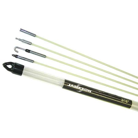Jameson Glow Rod Kit with 20 Feet of Fiberglass Fish Rod 7S-45T | Zoro