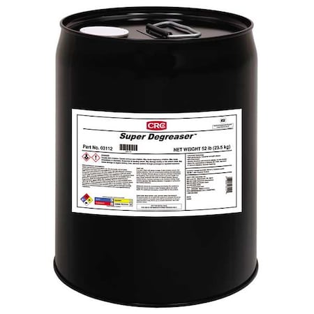 Crc Cleaner/Degreaser, 5 gal Bucket, Ready to Use, Solvent Based 03112 ...