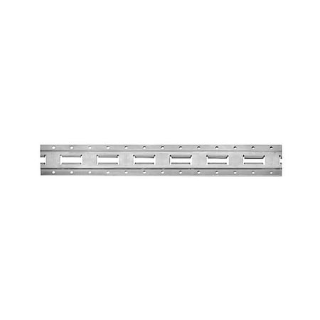 Lift-All Vertical E-Track, 12Ga Steel Primed 60802 | Zoro