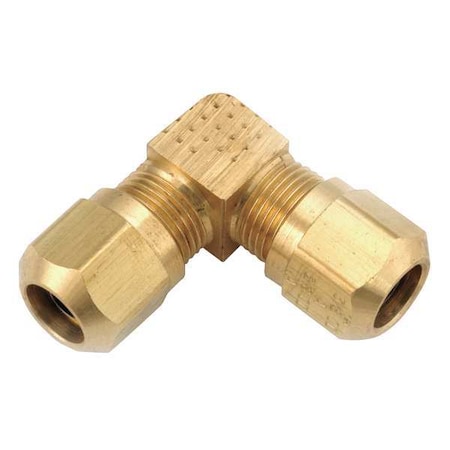 Anderson Metals Union Elbow, Compression, Brass, 1/2In Tube 1465X8 | Zoro