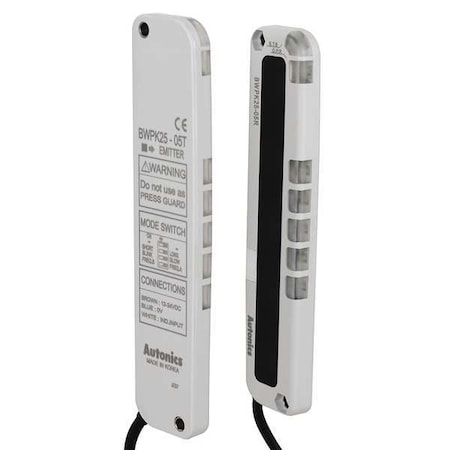 Autonics Picking Sensor, NPN, Plastic, 25mm, 5 Beam BWPK25-05 | Zoro