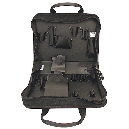 Platt Black Padded Divider Case, 14-1/4"L x 10-1/2"W x 3-1/4"D 630ZT | Zoro