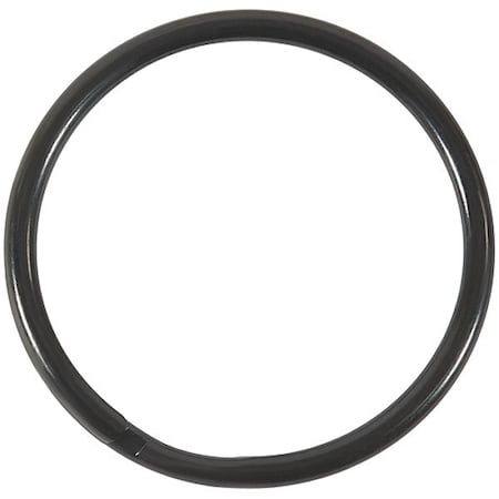Partners Brand Split Key Rings, Black, 1 1/4", PK100, Black, Metal, 100 ...