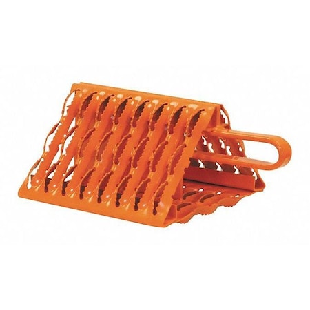 Buyers Products Orange Powder Coated Galvanized Serrated Wheel Chock ...