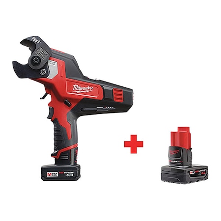 Milwaukee Tool Cordless Cable Cutter, Voltage 12 V, Includes Carrying ...