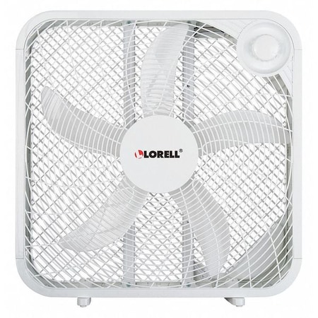 Lorell White Fan, Box, White 44575 | Zoro