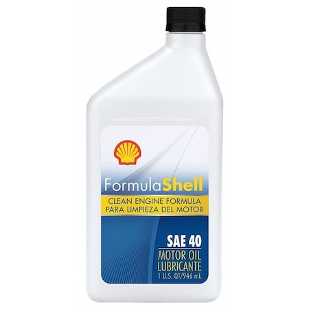 Formula Shell Engine Oil, 40W, Conventional, 1 Qt. 550024071 | Zoro