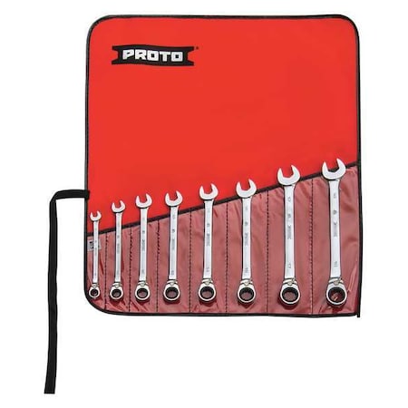 Proto Ratcheting Wrench Set, Combination JSCVMT-8S | Zoro