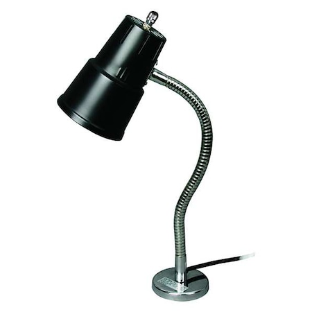 Lumapro Task Light, LED, 5.5W, BLK, 18in, Gooseneck 33HP80 | Zoro