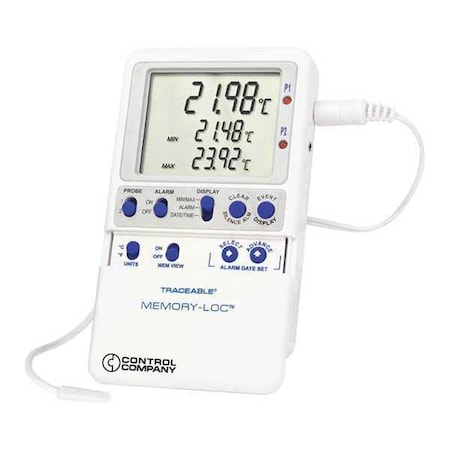 Traceable Digital Data Logging Thermometer, Memory-Loc with Bullet ...