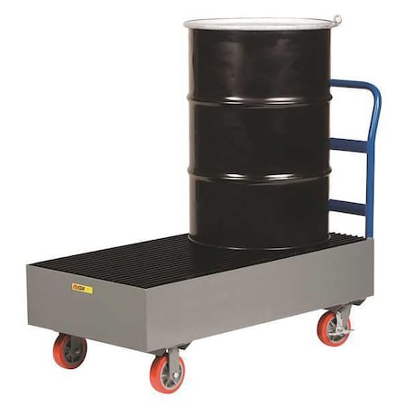 Little Giant Two Drum Spill Platfrm Cart, 21 In Height SSB512566-6PYBK ...