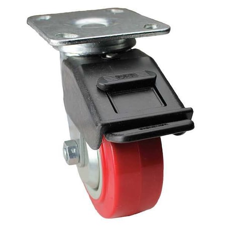 Zoro Select Swivel Plate Caster w/4-Position Directional Lock, 650 lb ...