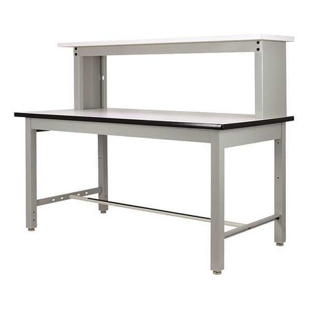 All American Benches By Iac Instrument Shelf, 72 in. W, Steel/ESD, Gray ...