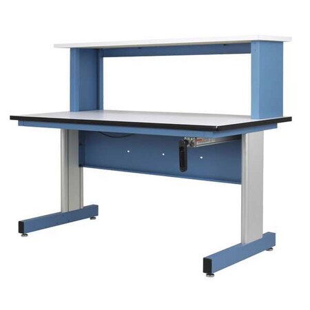 All American Benches By Iac Hand Crank Workbench, ESD Laminate, 60" W ...
